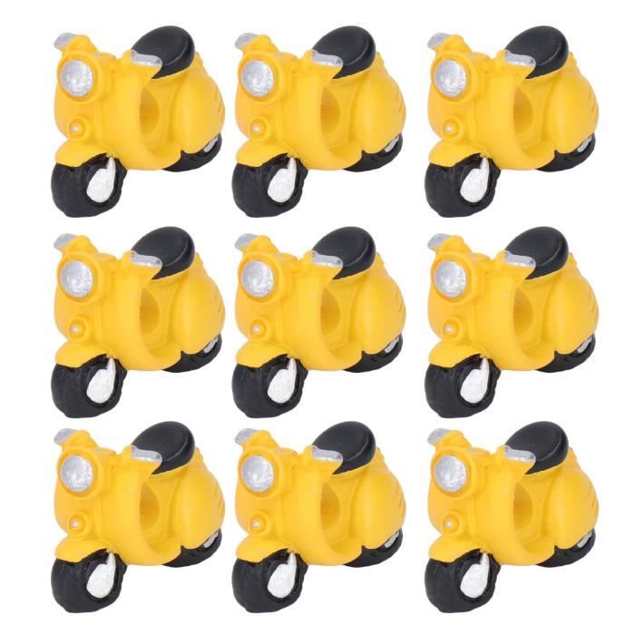 Hililand Mini modèle de moto Mini moto modèle mignon résine bureau ...