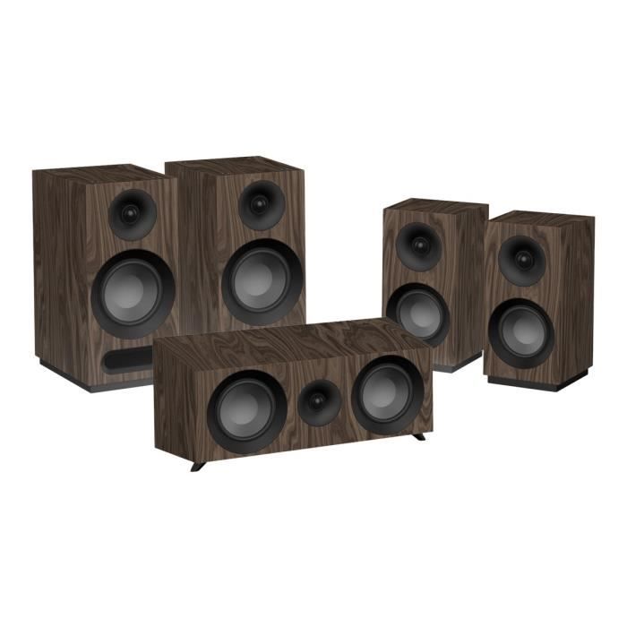 Enceintes home cinéma JAMO Studio 8 S 803 HCS - Canal 5.0 200W - Noyer ...
