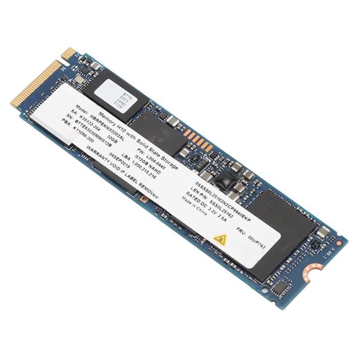 SSD M.2 2280 - MOTHINESSTO - Mémoire Intel Optane H10 - 32 Go + 512 Go ...