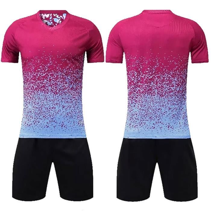 YONGHS Ensemble de Foot Garçon Enfant Short et T-shirt Manches Courtes ...