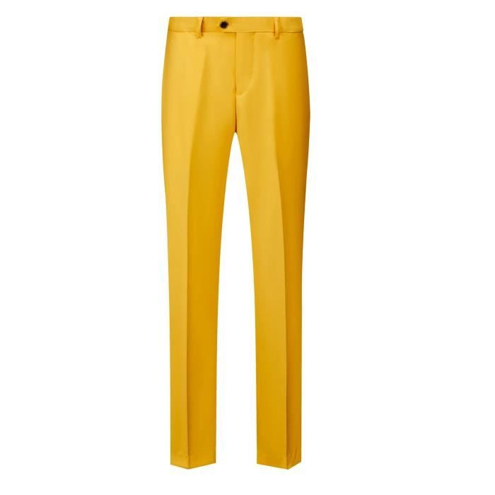 Pantalon,M-6XL 2024 Hommes Mode Boutique Solide document Formel D'affaires imbibé fjGroom Robe ...