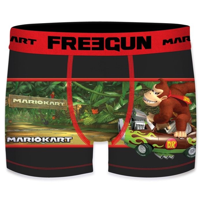 FREEGUN Boxer enfant MARIO KART, caleçon garçon, maxi confort ceinture ...