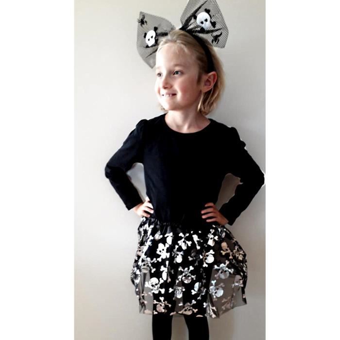 Set déguisement Halloween tutu et serre tete -3/8 ans - Cdiscount Jeux ...