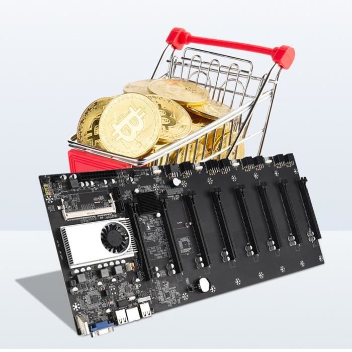 BTC-37 Miner Motherboard CPU Set 8 Combinaison d'interface intégrée ...