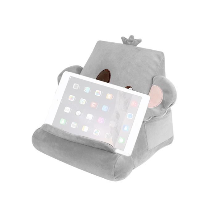 Qiilu Support Lecture Tablette Coussin Doux, Portable et Confortable ...