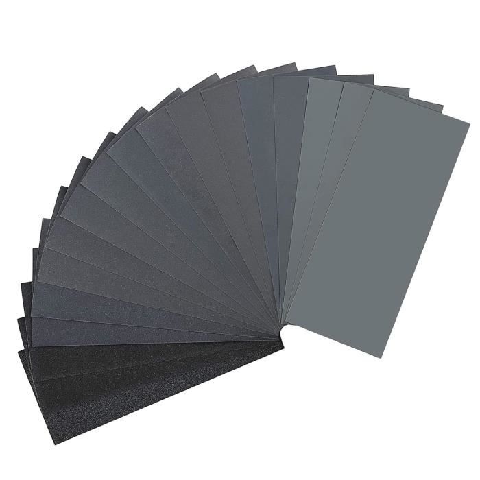 Papier De Verre,Feuilles Papier Abrasif,Papier Poncer Sec Humide,Grains ...