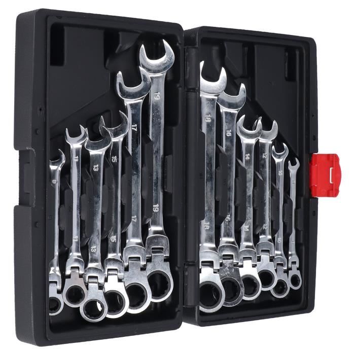 YID Jeu de clés à cliquet Clé à Cliquet à Tête Flexible, Acier à Outils ...