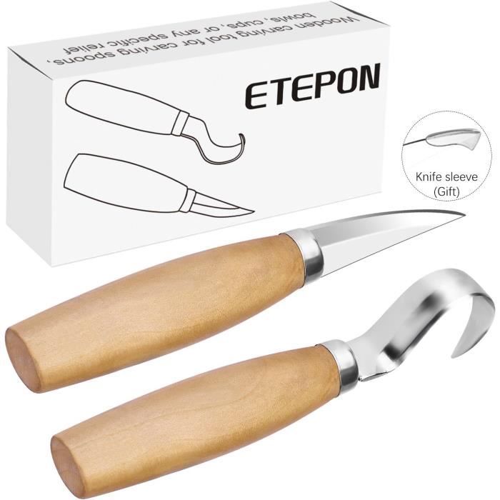 Outils Sculpture Bois,Couteau Crochet Pour Cuillères Kuksa Et013[C1563 ...