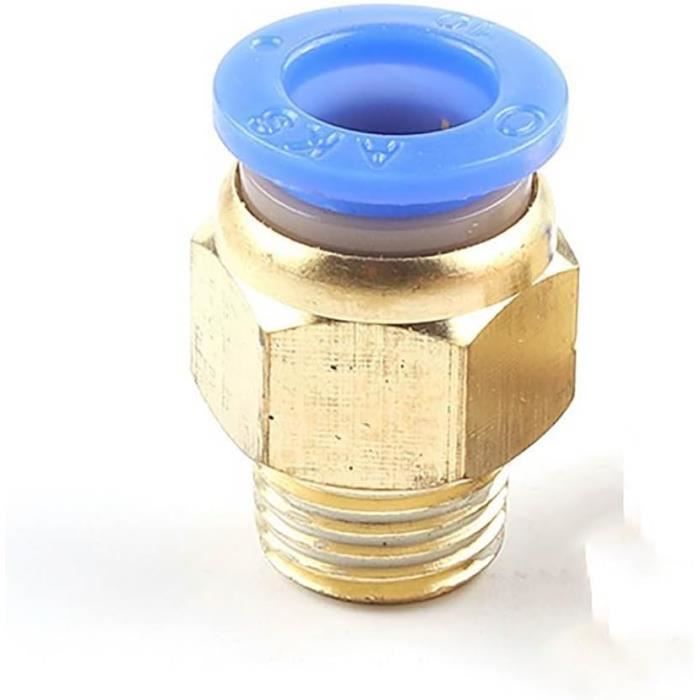 Raccord Pneumatique À Air 4Mm 6Mm 8Mm 10Mm 12Mm Filetage Mâle 1-4 1-2 1-8 3-8 Tuyau Comprimé ...