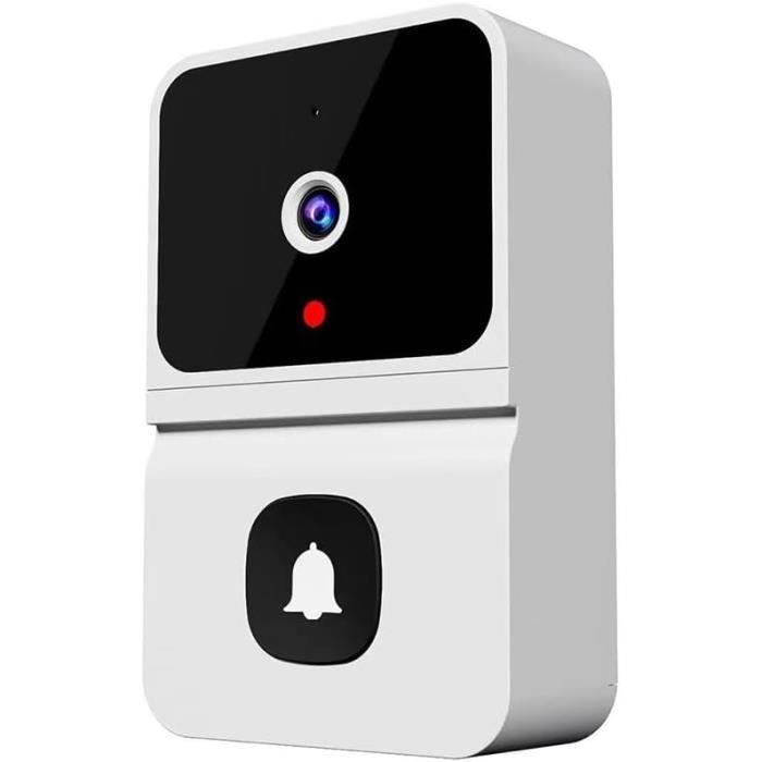 Sonnette Wifi Sans Fil Avec Caméra Extérieure Petit Sonnette Connectée ...