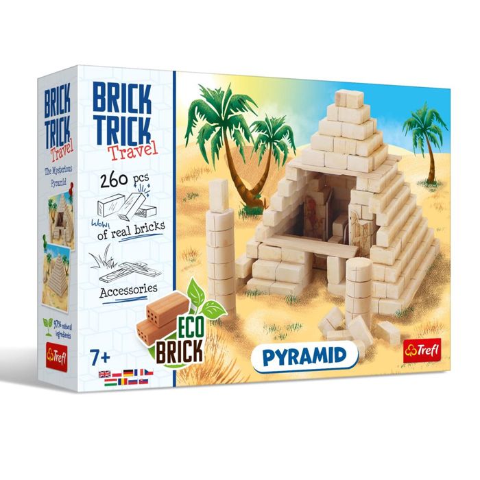 Pyramide de construction EKO Blocks - TREFL - Briques naturelles - Pour ...