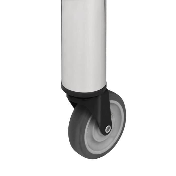 Table de travail de cuisine - VINGVO - YIN(51639) - Acier inoxydable ...