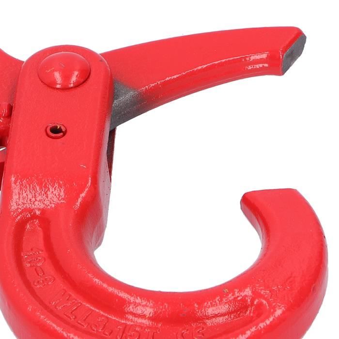 Crochet de grue Crochet de Levage, Crochet Coulissant en Acier allié 3,15 T en Forme D'il ...
