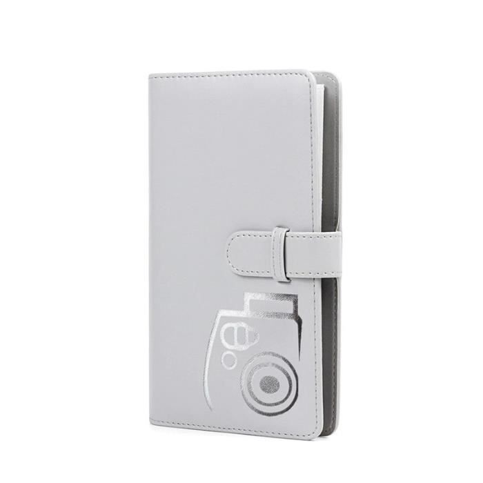 ALBUM PHOTO,Gray--Mini Album pour appareil Photo Instax Mini8-9-7s-7C ...