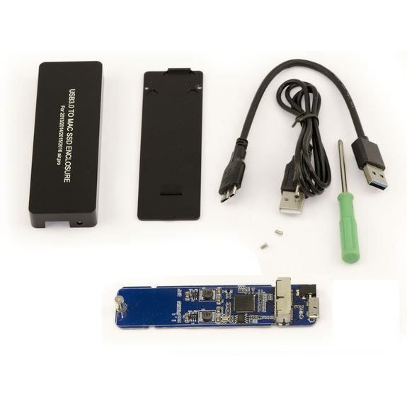 Boitier USB 3.0 - MACBOOK - 12+16 Broches - Aluminium - Compatible PCIe ...