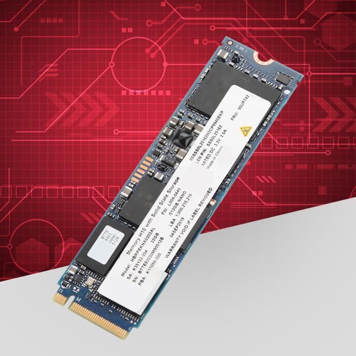 SSD M.2 2280 - MOTHINESSTO - Mémoire Intel Optane H10 - 32 Go + 512 Go ...