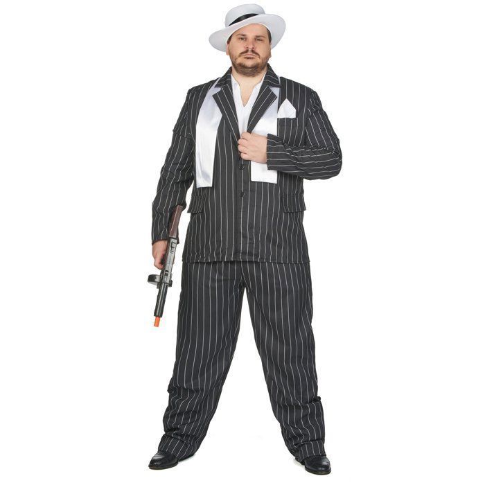 Déguisement gangster noir grande taille homme - Cdiscount Jeux - Jouets