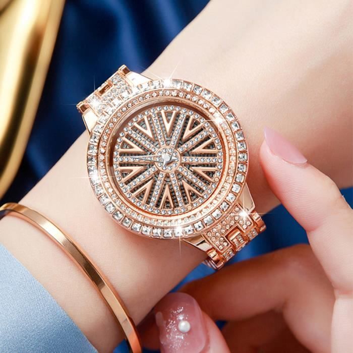 SHARPHY Montre femme de luxe le nouveau mode diamant conception ...