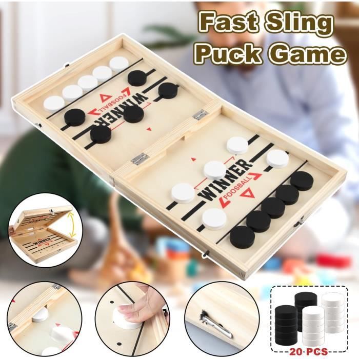 Fast Sling Puck Game,Jeu De Société Rapide Slingpuck,Catapult Board Game,Jeu De Palet À Fronde ...