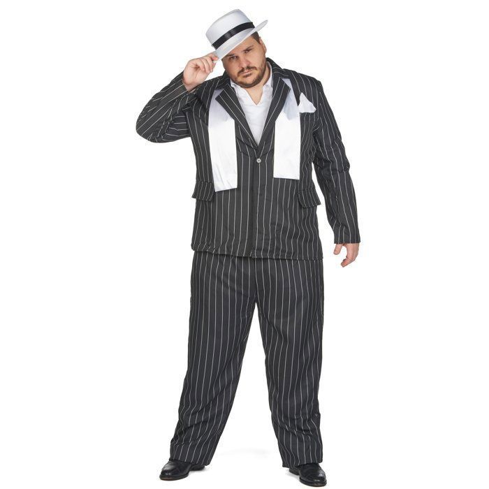 Déguisement gangster noir grande taille homme - Cdiscount Jeux - Jouets