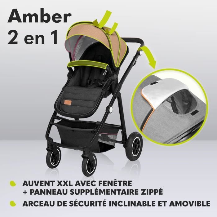 Amber 2 In 1 Poussette Multifonctionnellle, Landau, Ensemble Poussette ...