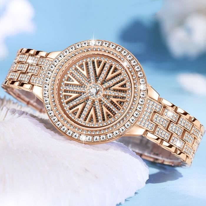 SHARPHY Montre femme de luxe le nouveau mode diamant conception ...