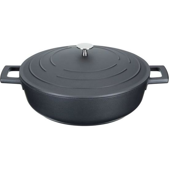 Cocotte - Basse Fonte D Aluminium Légère Compatible Induction 4 Litres - Cdiscount Maison
