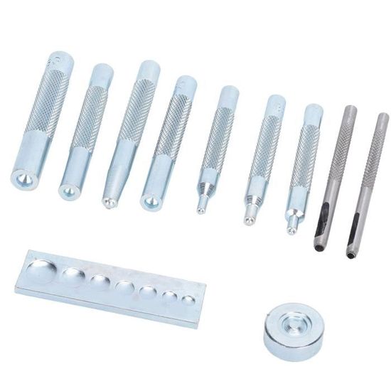 YOSOO Outil de poinçonnage à œillets Oeillet Poinçonnage Outil Trou Kit ...