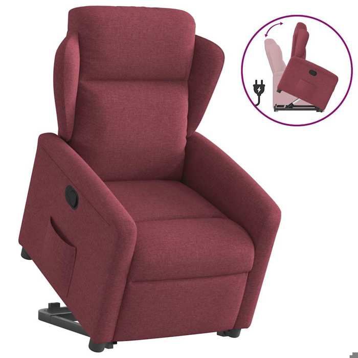 BONNIE®（Rouge）Fauteuil releveur - dossier inclinable/135 degrés - rouge ...