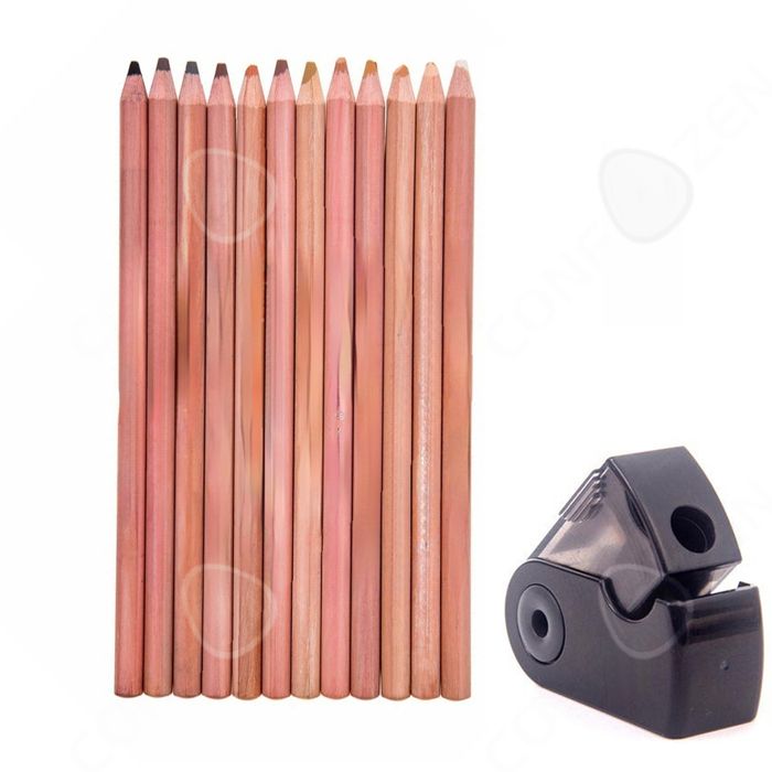 Crayons de couleur pratique 12 couleurs couleur uniforme crayons ...