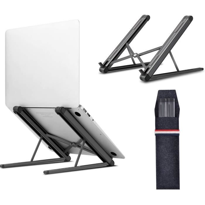 Support Ordinateur Portable, Aluminium Ventilé Réglable Support PC ...