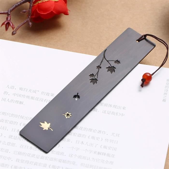 Coffret Marque-Pages Marque-Pages Bookmarks En Bois À La Main En Bois À ...