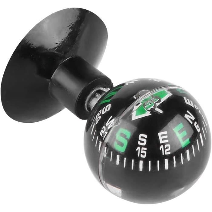 Mini Boussole, Voiture Bateau Mini Tableau De Bord Ventouse Navigation ...