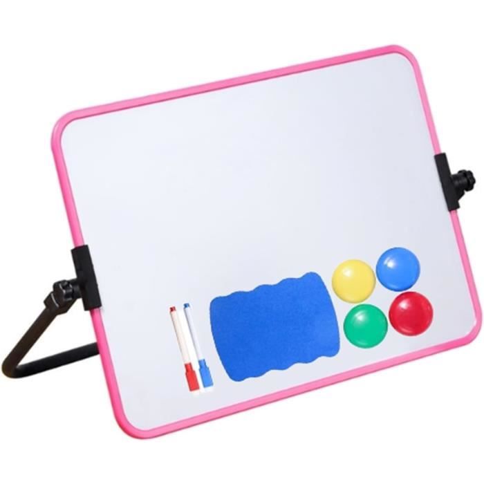 Petit Tableau Blanc Magnétique A4 Effaçable À Sec, Chevalet De Bureau ...