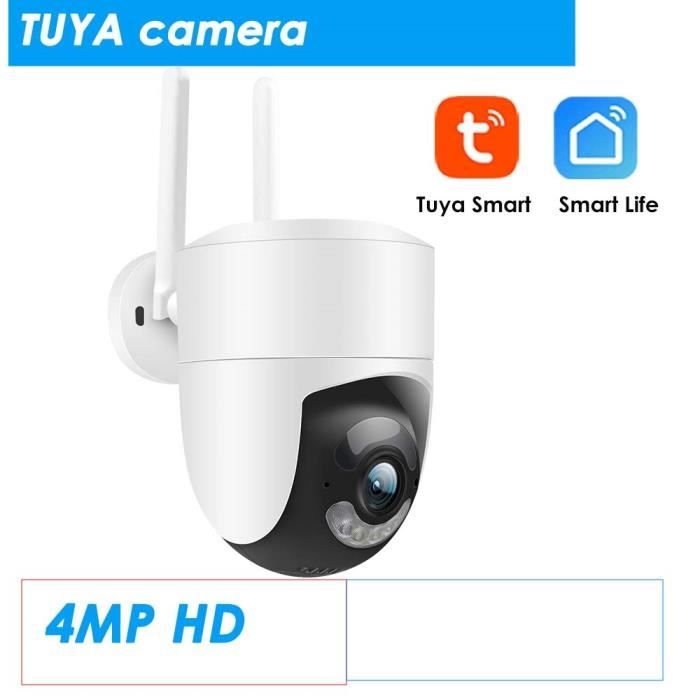Mini caméra de sécurité extérieure Tuya WiFi IP,moniteur vidéo OnvIF ...