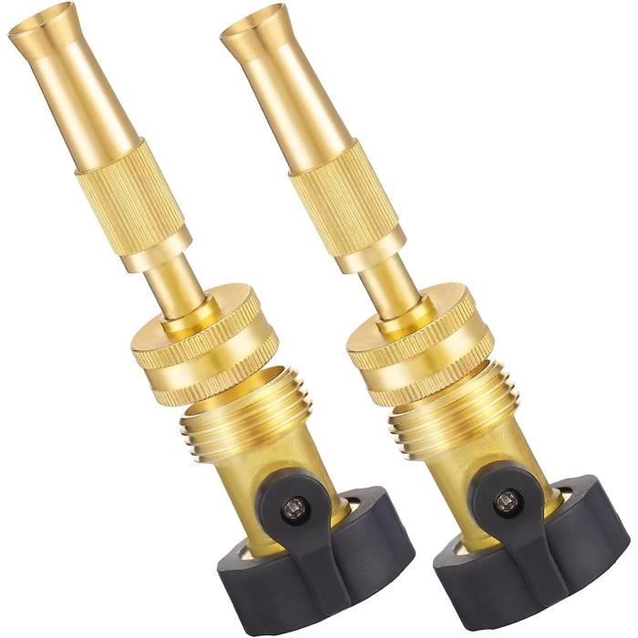 Buse De Tuyau En Laiton Avec Valve D'Arrêt De Tuyau Connecteur Ght ...