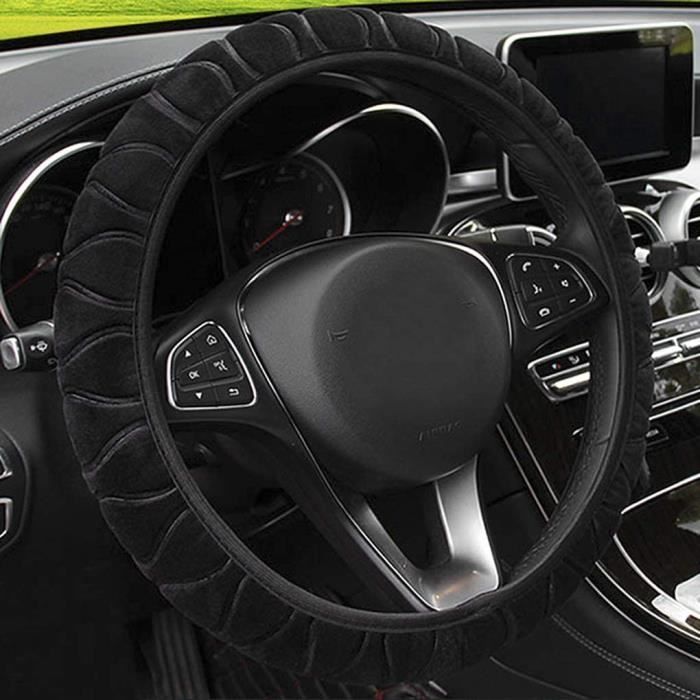 Housse de volant, couvre-volant, couvre-volant universel en peluche ...