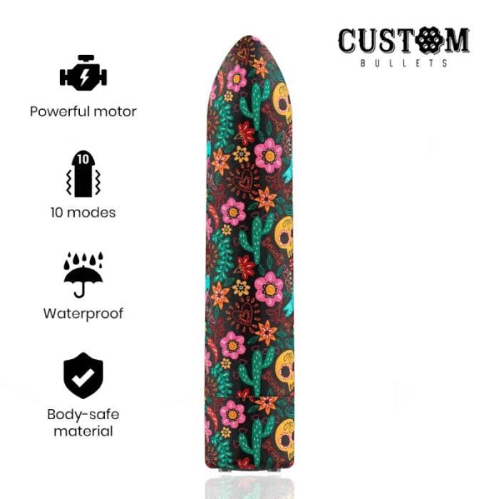 Bullet rechargeable - BULLETS PERSONNALISÉS - Floral - 10 intensités ...