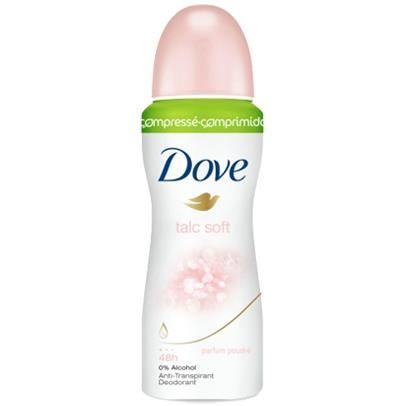 DOVE Déodorant Atomiseur Compressé Talc Soft - 100 ml - Cdiscount Au ...