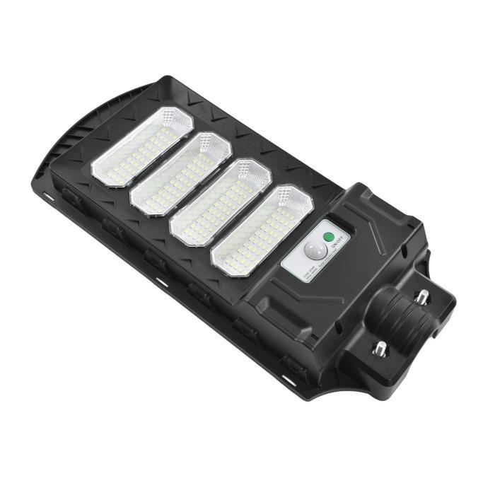 Fdit Lampadaire de détecteur de mouvement Réverbère Solaire 200LED IP65 Étanche 300W Lampadaire ...