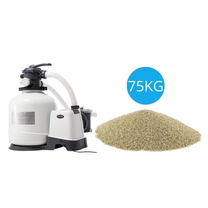 Pompe filtre à sable INTEX - Débit 12 000 L/u - Bloc de filtration ...