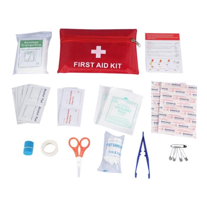 Outils de trousse de premiers soins pour sac d'urgence pour voiture de voyage en plein air Kits ...