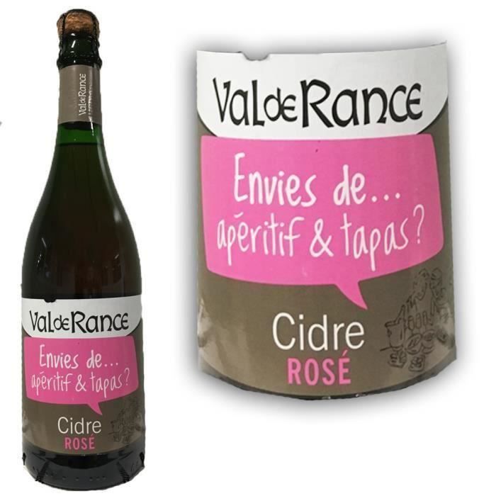 Cidre rosé Val de France Apéritif & Tapas - La cave Cdiscount