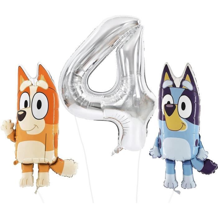 Bluey & Bingo Foil Balloon Pack 2 Ballons Personnages De 32" Et 1 ...