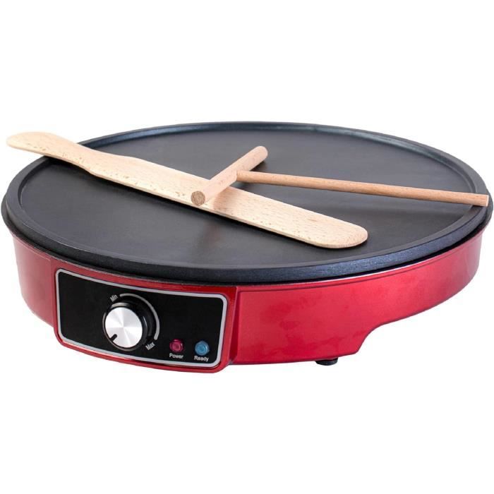 Crêpière Appareil A Crepe 1000W | 30Cm Diamètre | Plaque Antiadhésive ...