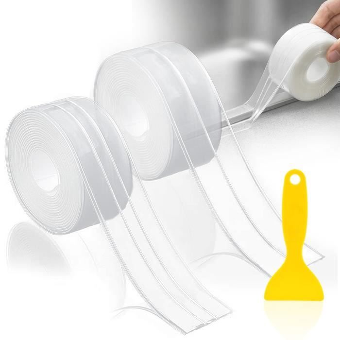 ELNLE Joint Salle de Baiande Etanchéité Douche Autocollante Rubaande de ...