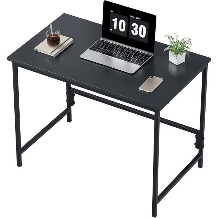 HLFURNIEU Bureau d'ordinateur, 80 x 40 cm Petits Bureau avec Cae en ...