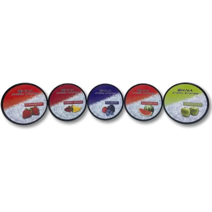 EKNA Lot de 5 Pierres à Vapeur pour Chicha de 100 g, sans Nicotine ...
