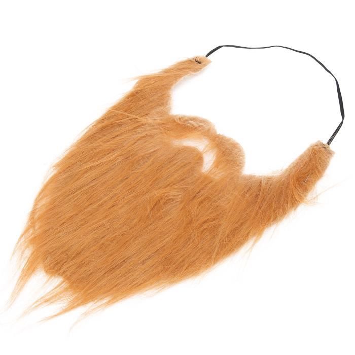 TMISHION Fausse barbe Faux barbe stimulée drôle fausse moustache ...