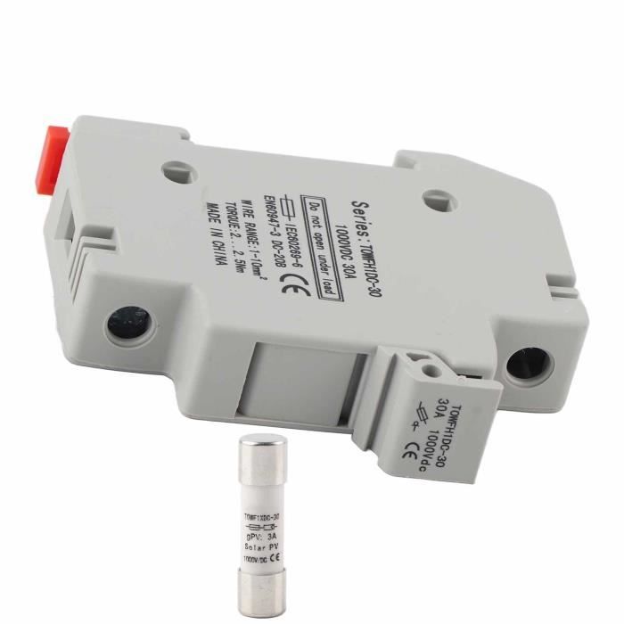 Base de porte-fusible - TMISHION - Montage sur rail DIN - 1 pôle ...